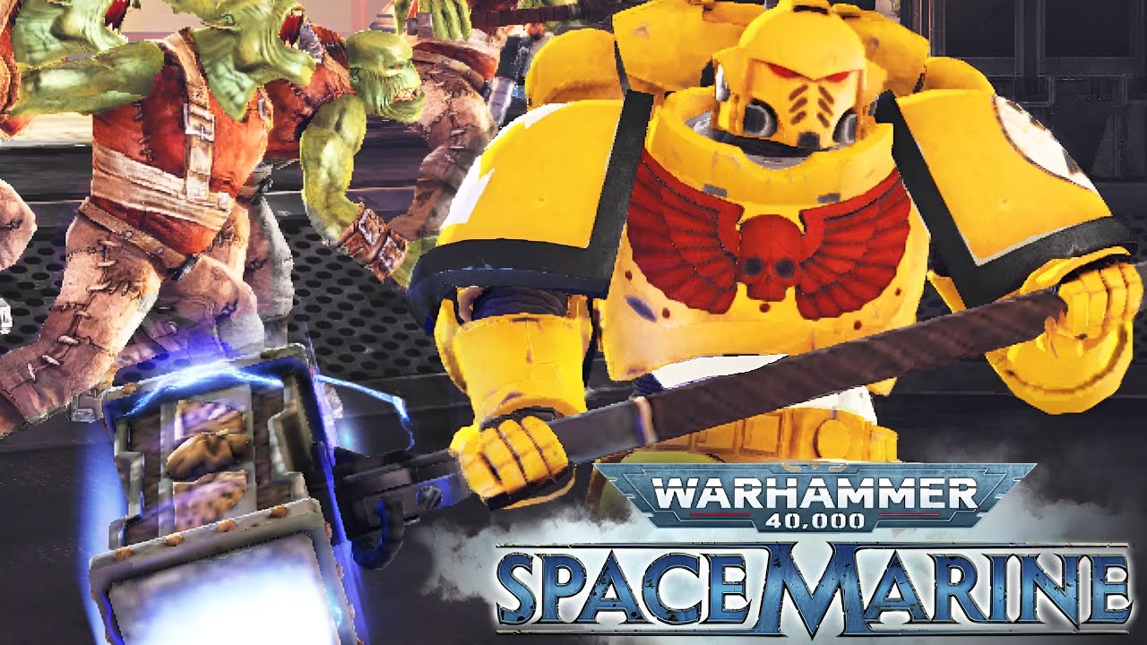 Imperial Fist in MKX Armor - Thunder Hammer Gameplay - Warhammer 40k ...