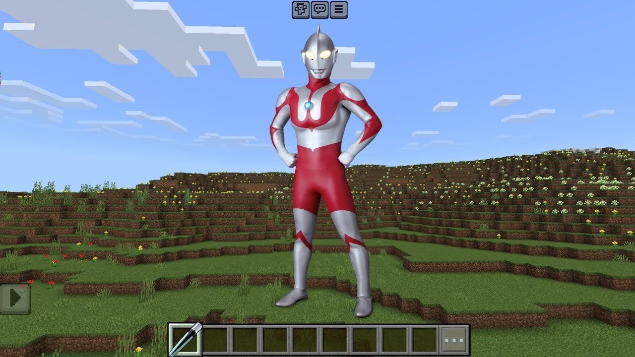 Cara Berubah Menjadi Ultraman Mbah Di Minecraft! Addon Ultraman RTV ...