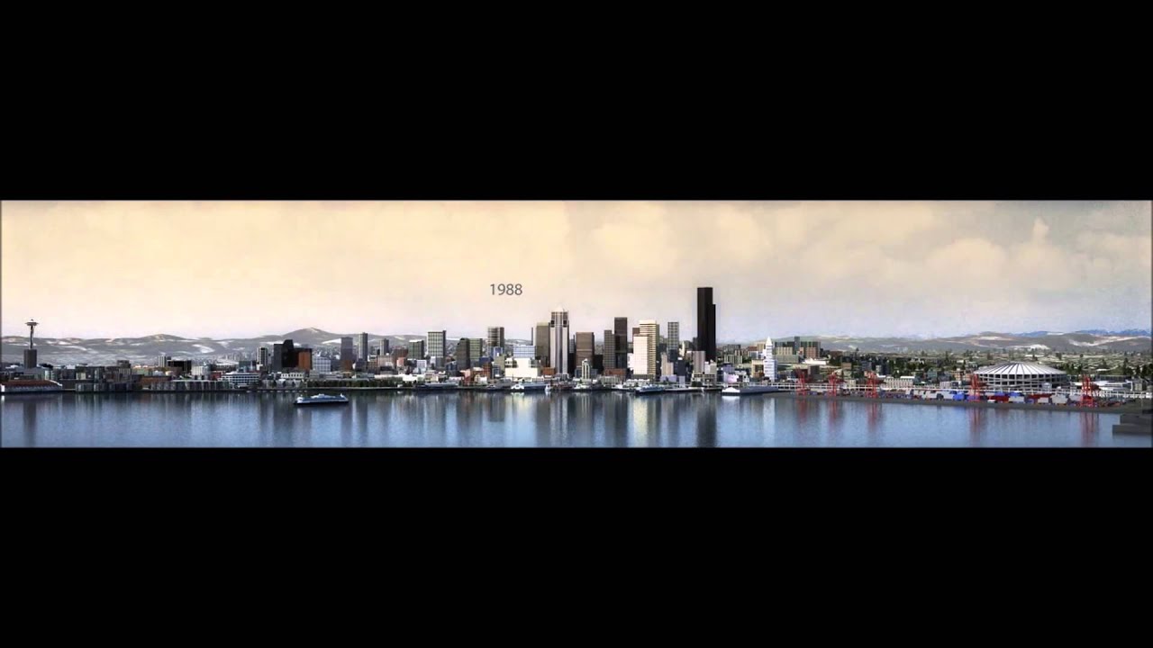 Evolution of the Seattle skyline - YouTube