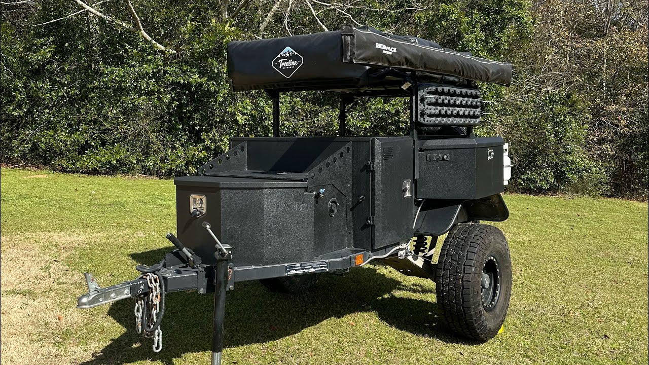 Smitybuilt Custom Overland Trailer for sale - YouTube