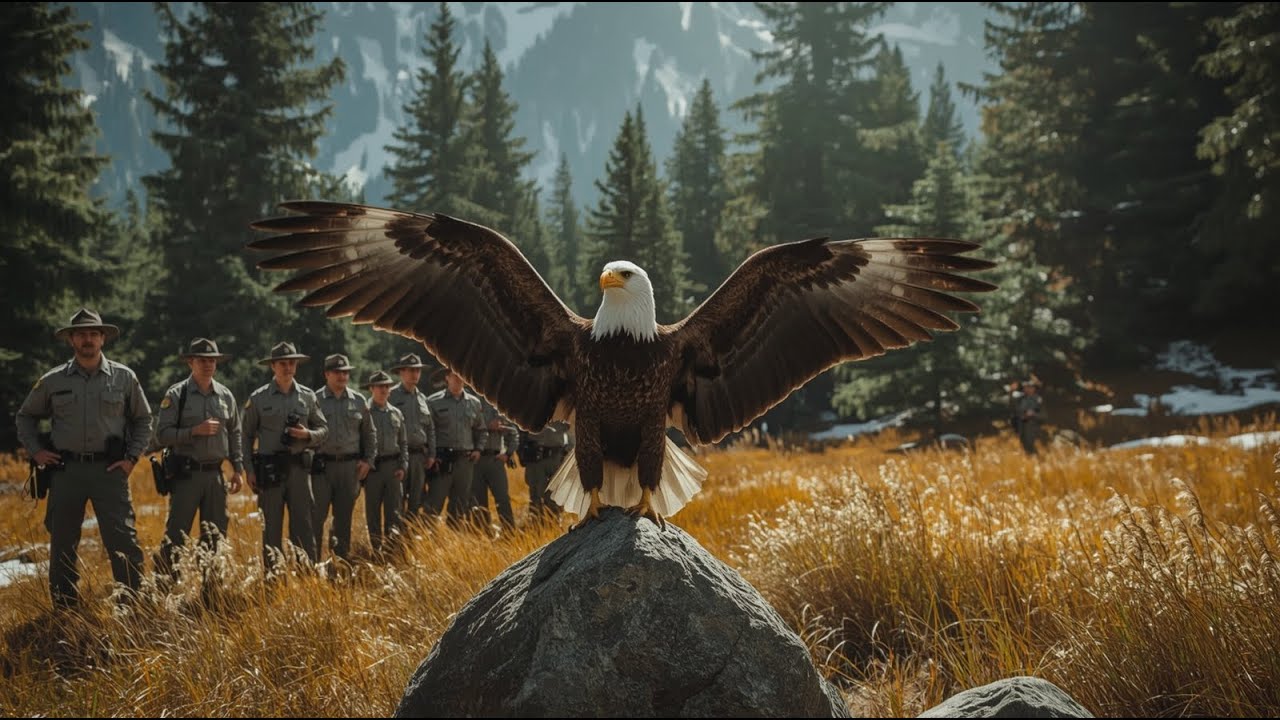 The rangers saved the eagle, but something unexpected happened ...