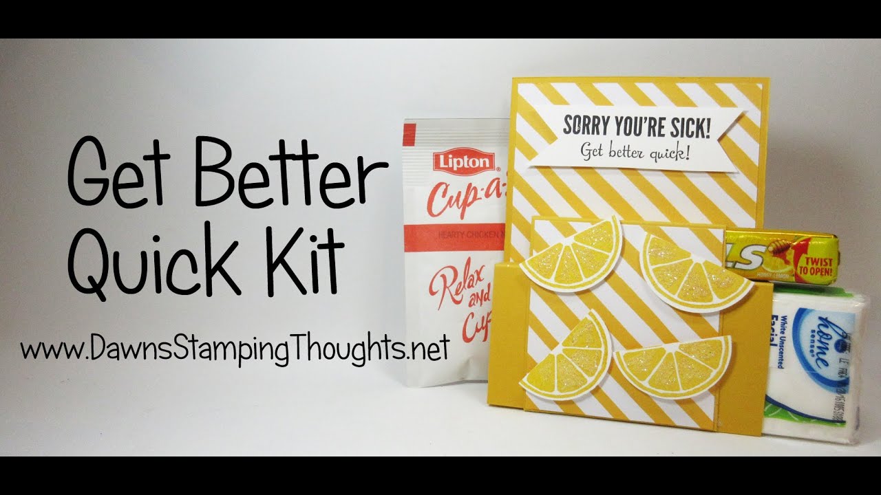 Get Better Quick Kit using Stampin'Up! Products - YouTube