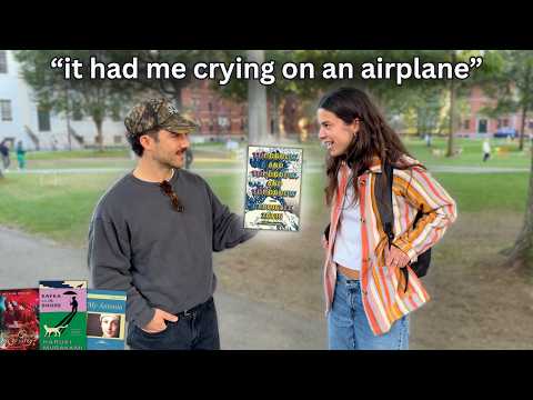 asking harvard students for fiction book recommendations