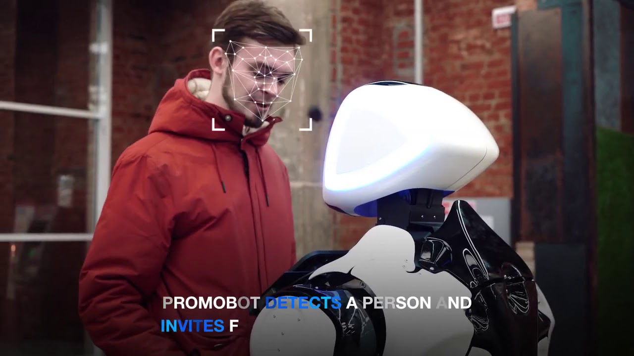 Promobot V4 Thermoreader - YouTube