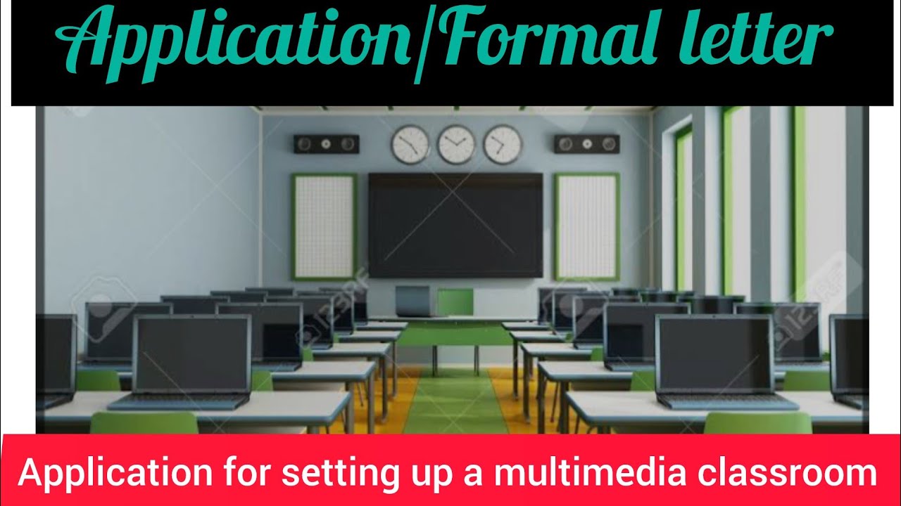 Application for setting up a multimedia classroom with internet ...