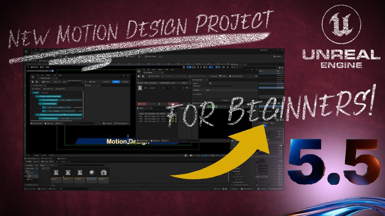 Creating a Motion Design Project in Unreal Engine 5.5 - YouTube