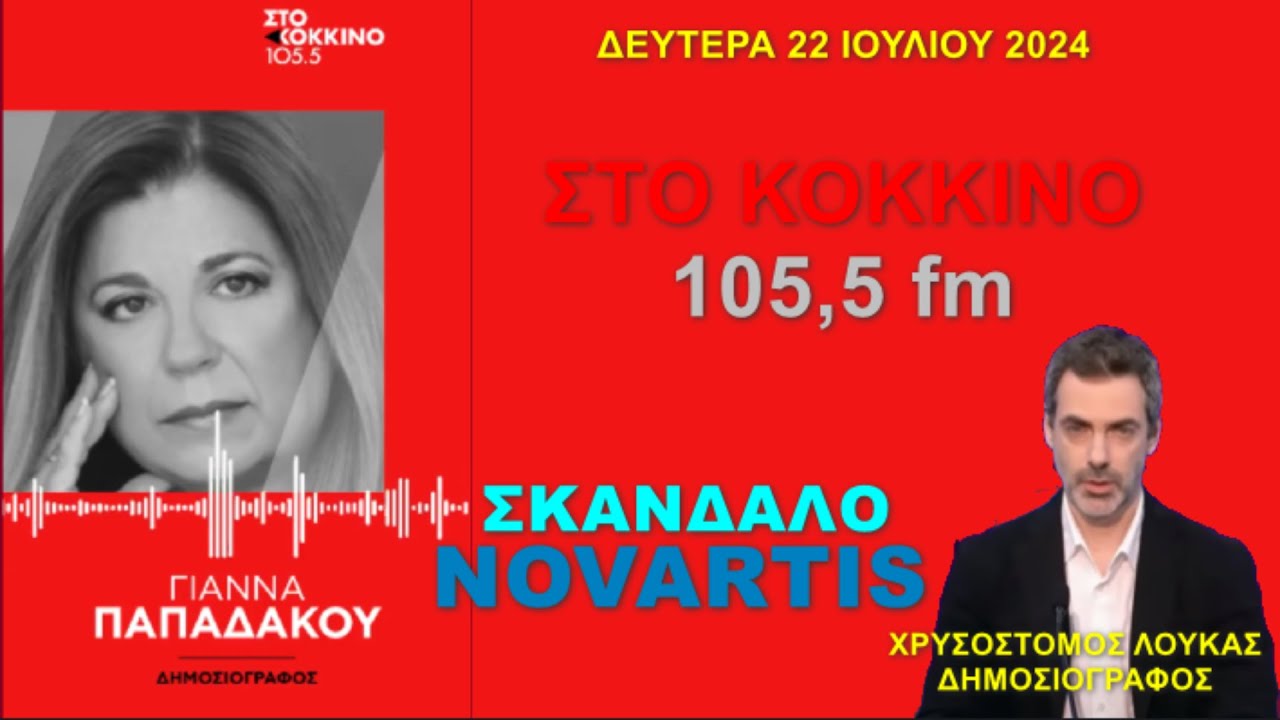 Η Γιάννα Παπαδάκου δημοσιογράφος συζητάει ΣΤΟ ΚΟΚΚΙΝΟ 105,5fm με το δημ ...
