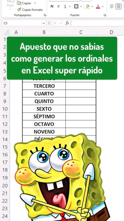 Genera Ordinales En Excel Aprendeexcel Excel Tutorialexcel Tutorial Excelavanzado
