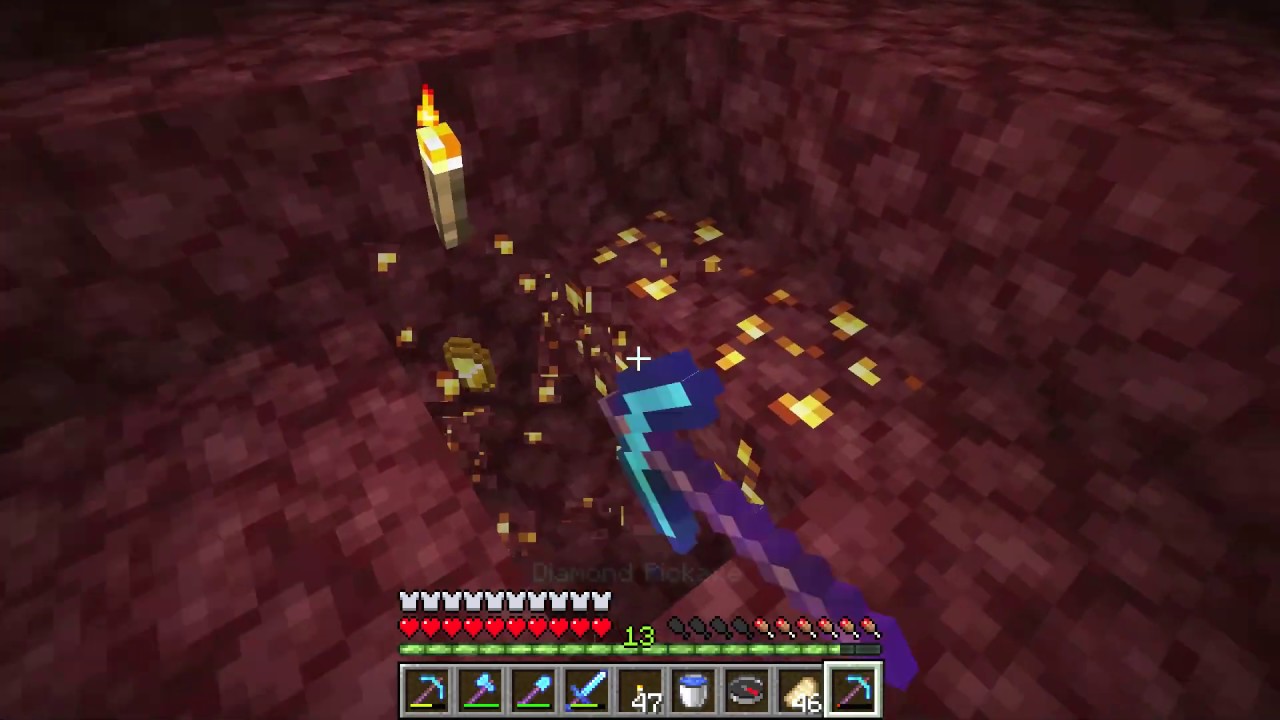Getting Gold Nuggets in the nether - Minecraft - YouTube