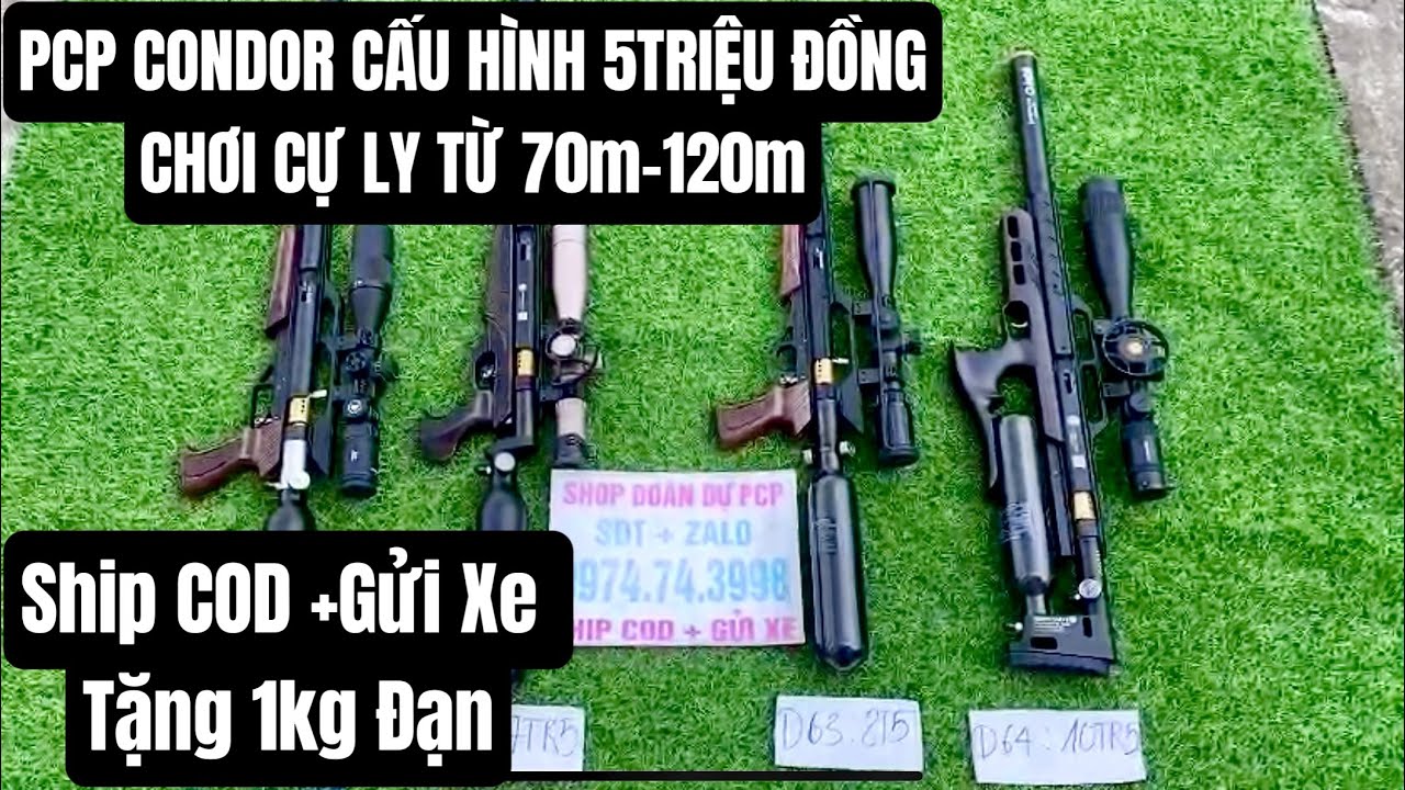 PCP CONDOR THẲNG DÀI-PCP CONDOR Z HẠ NGẮM-PCP CONDOR TALON - PCP CONDOR ...