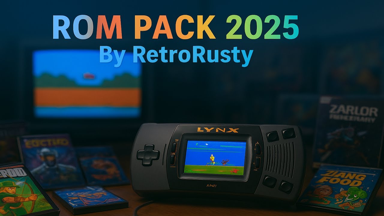 Atari Lynx Rom Pack 2025 (73 Games + Art) - Retrobat - YouTube
