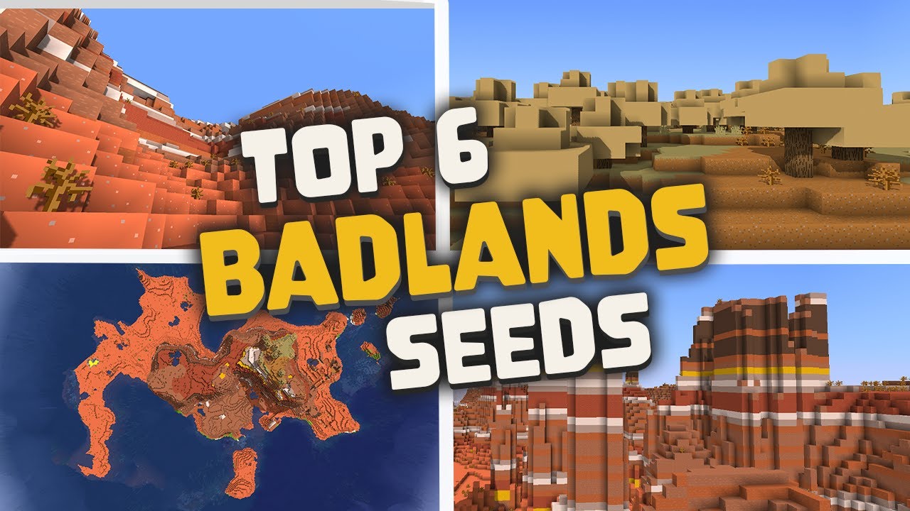 Top 6 Best Badlands | Mesa Biome Seeds for Minecraft | Java Edition ...