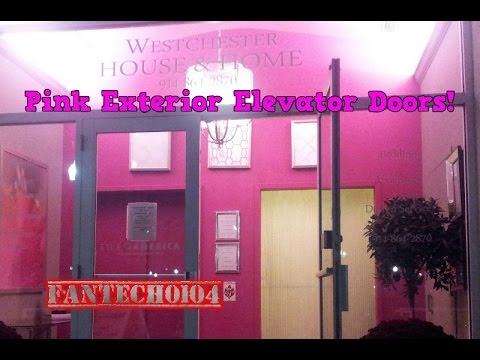 Otis Hydraulic Elevator with Pink Exterior Doors @ Westchester House ...