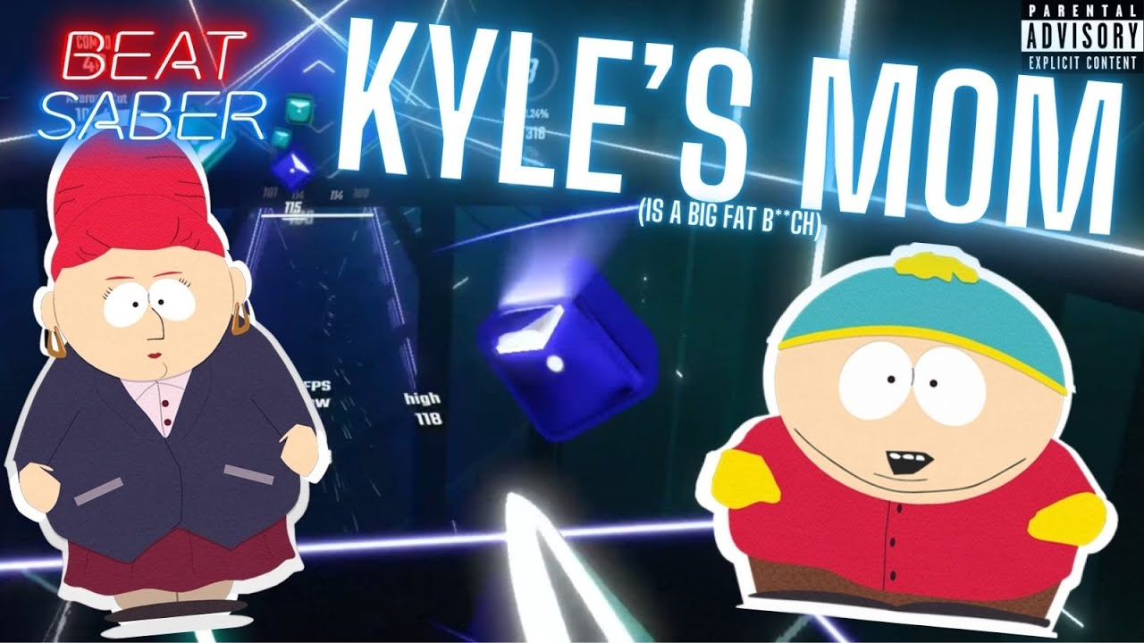 Kyle's Mom | South Park | Beat Saber - YouTube