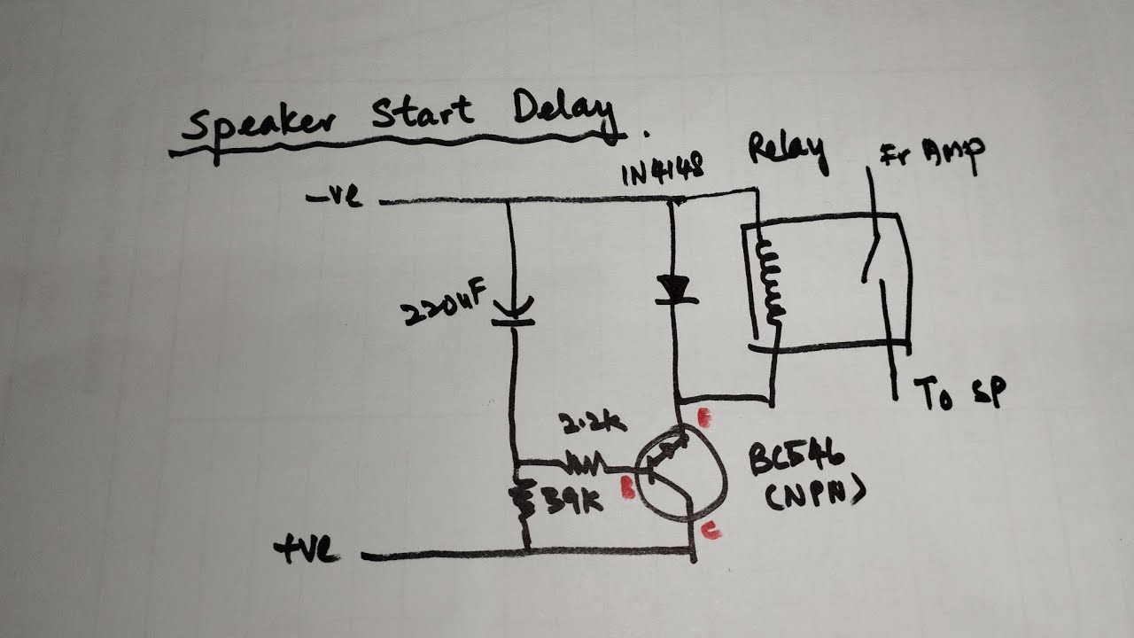 DIY Speaker Start Delay using Relay - YouTube