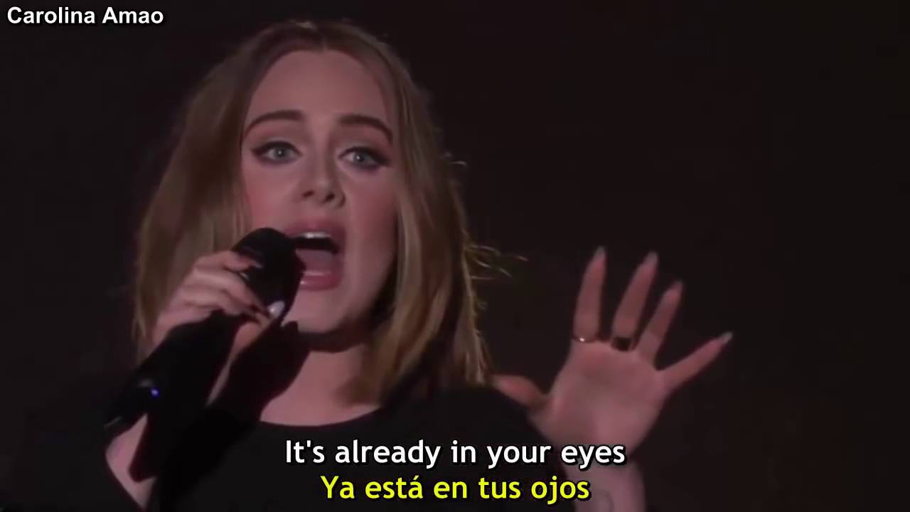 Adele : All I Ask Live 2016 Lyrics - YouTube