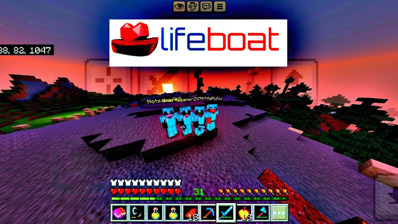 minecraft lifeboat survival mode PvP mobile phone!! & ( sml 8 ) - YouTube