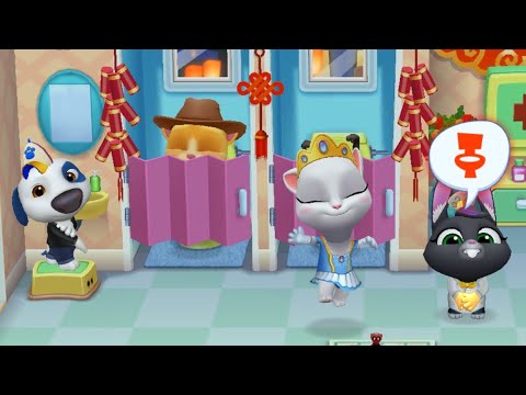 Talking tom & friends 🥳🤩🥳 cute expressions 😍😍 - YouTube