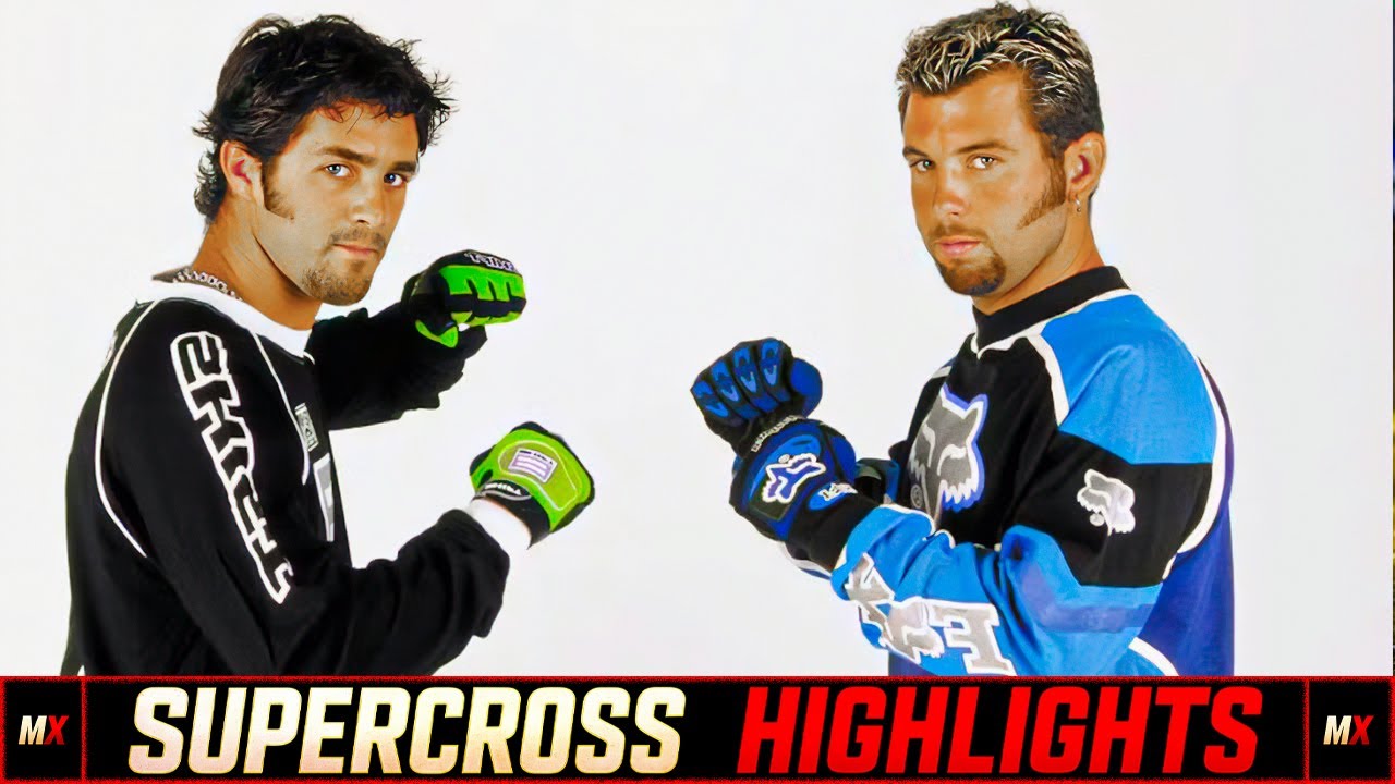 JEREMY MCGRATH VS JEFF EMIG - SUPERCROSS |PT2| 1997 CHAMPIONSHIP BATTLE ...