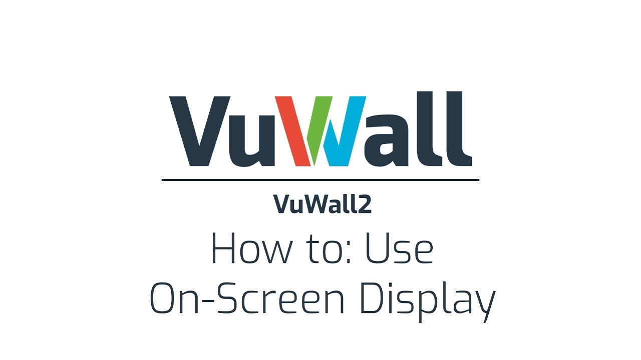 How To: Use On-Screen Displays - YouTube