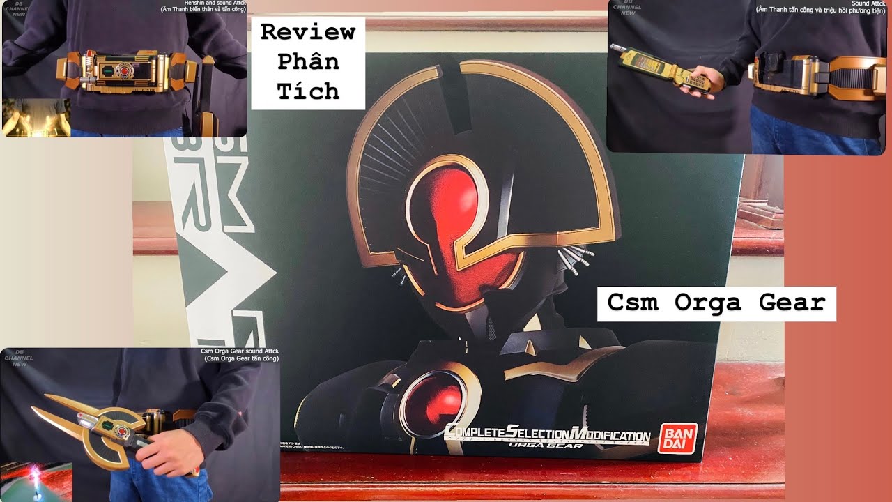 [DBN:146] Review Phân thích CSM ORGA GEAR (Kamen Rider Faiz) - YouTube