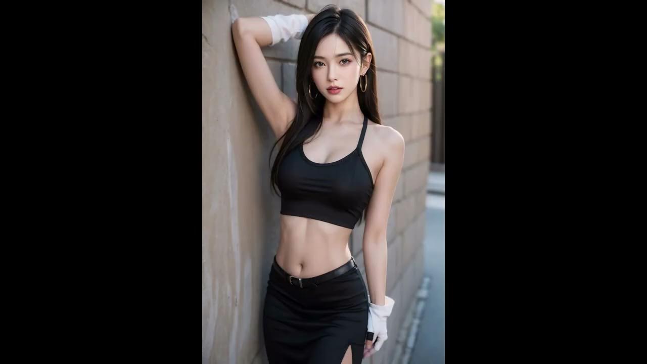 [4K] AI ART LOOKBOOK AMAZING COLLECTION‐Asian The Beautiful Street GenZ Sexy Girl - YouTube