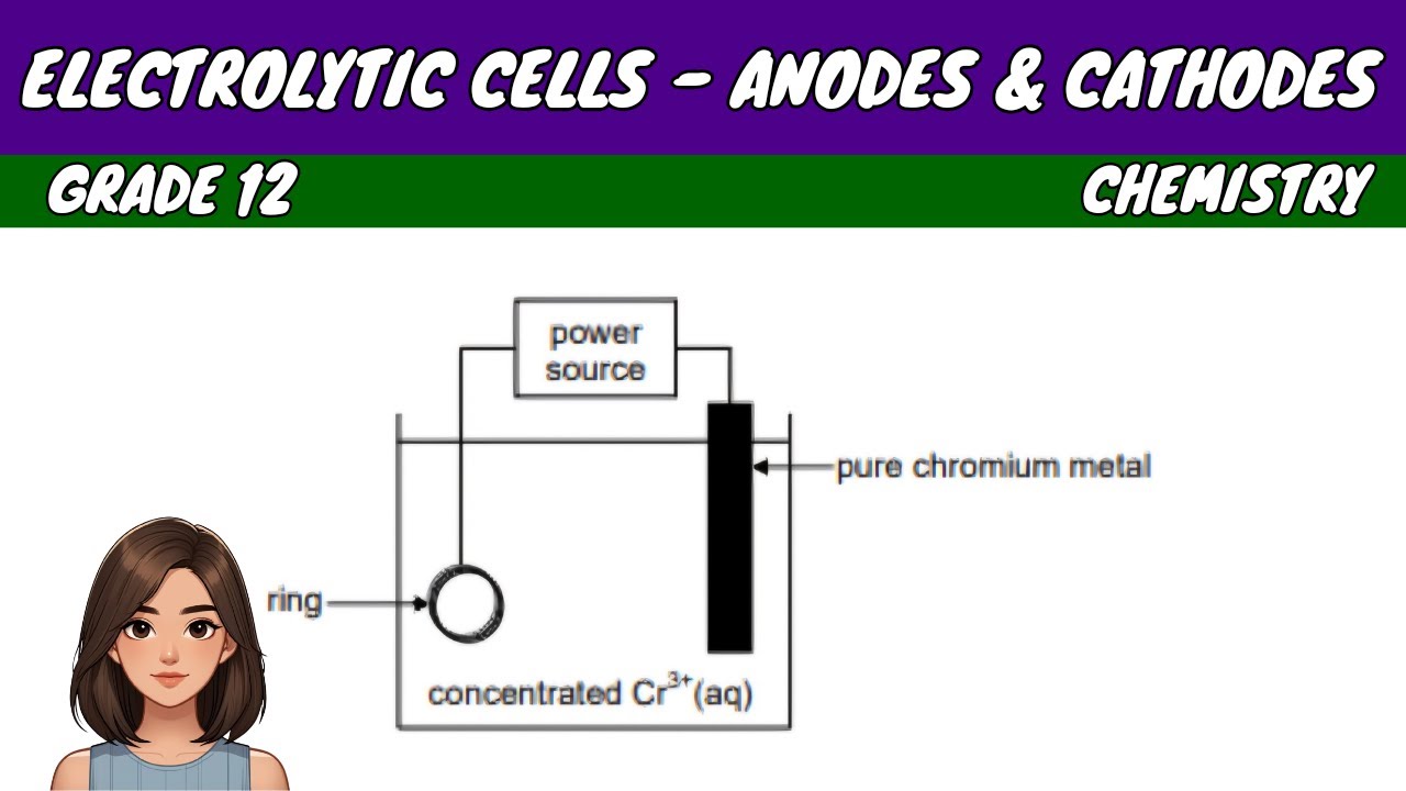 Electrolytic Cells - Anodes and Cathodes (Grade 12 Chemistry) - YouTube