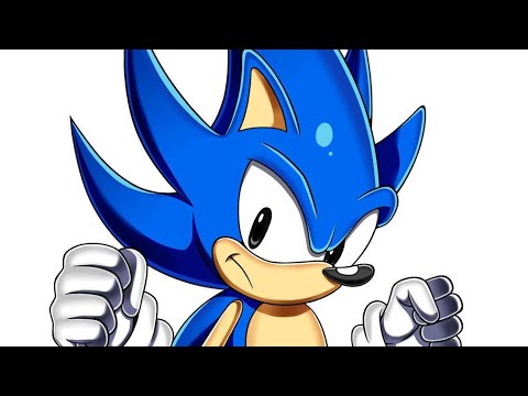 blue super sonic in sonic mania plus - YouTube