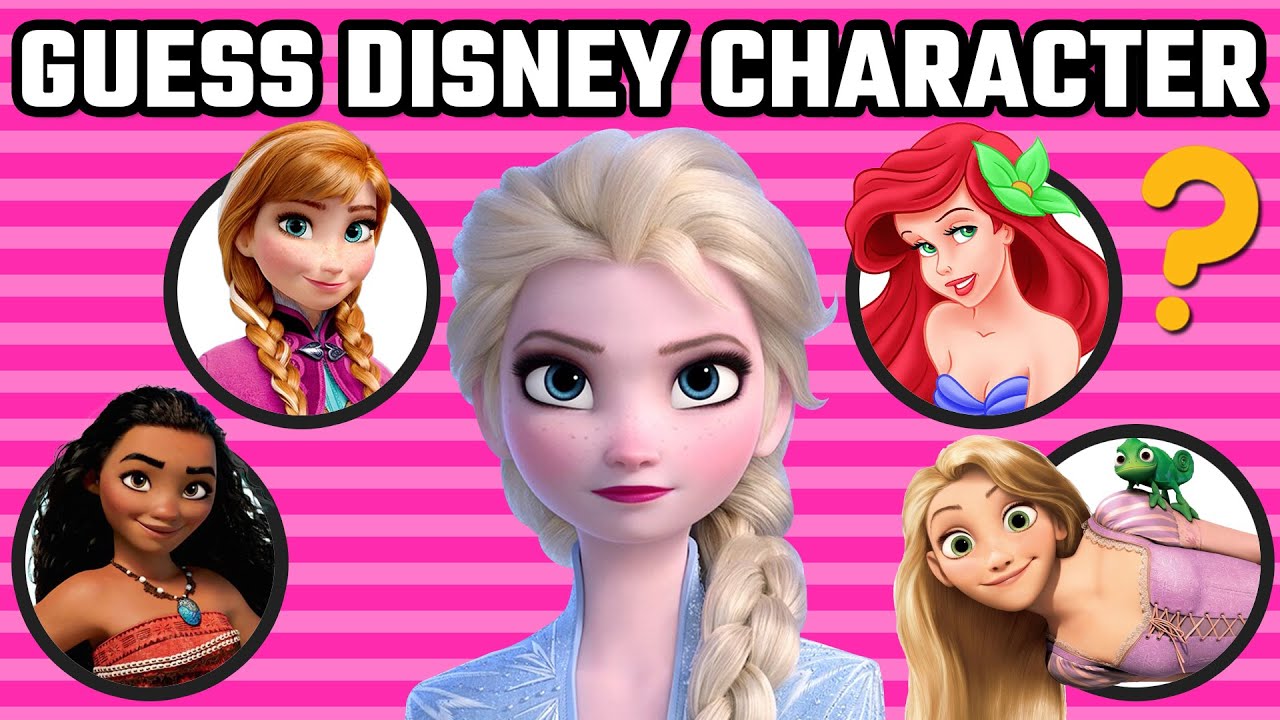 Can You GUESS YOUR FAVORITE DISNEY CHARACTERS in 3s | Disney QUIZ - YouTube