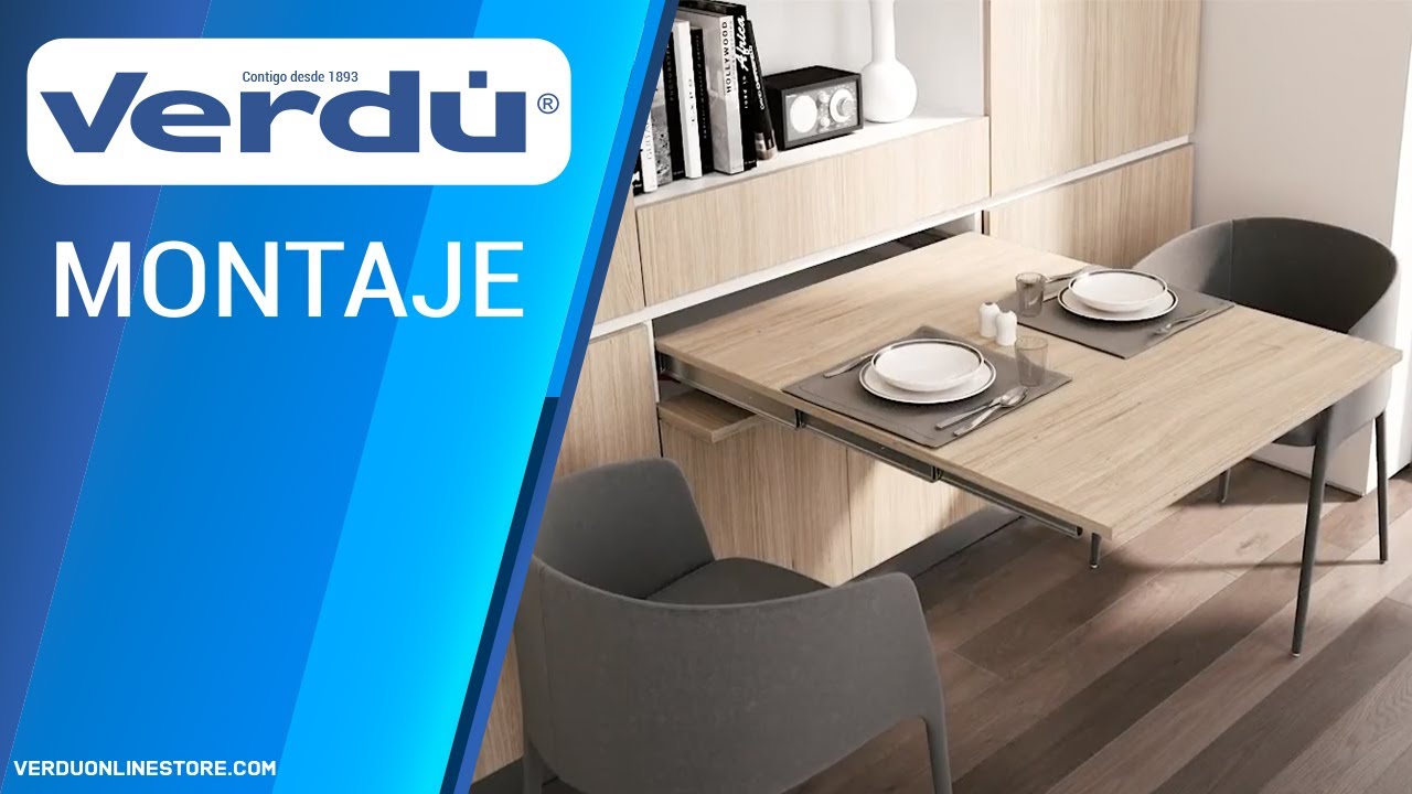 SISTEMA MESA LUNCH REVERSE M450-1200 - YouTube