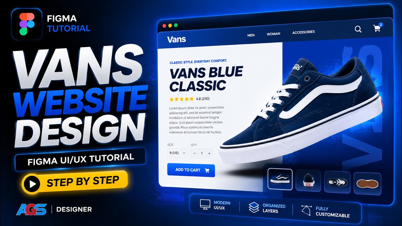 👟 Shoes Website Design in Figma | Modern Footwear E-Commerce UI/UX ...