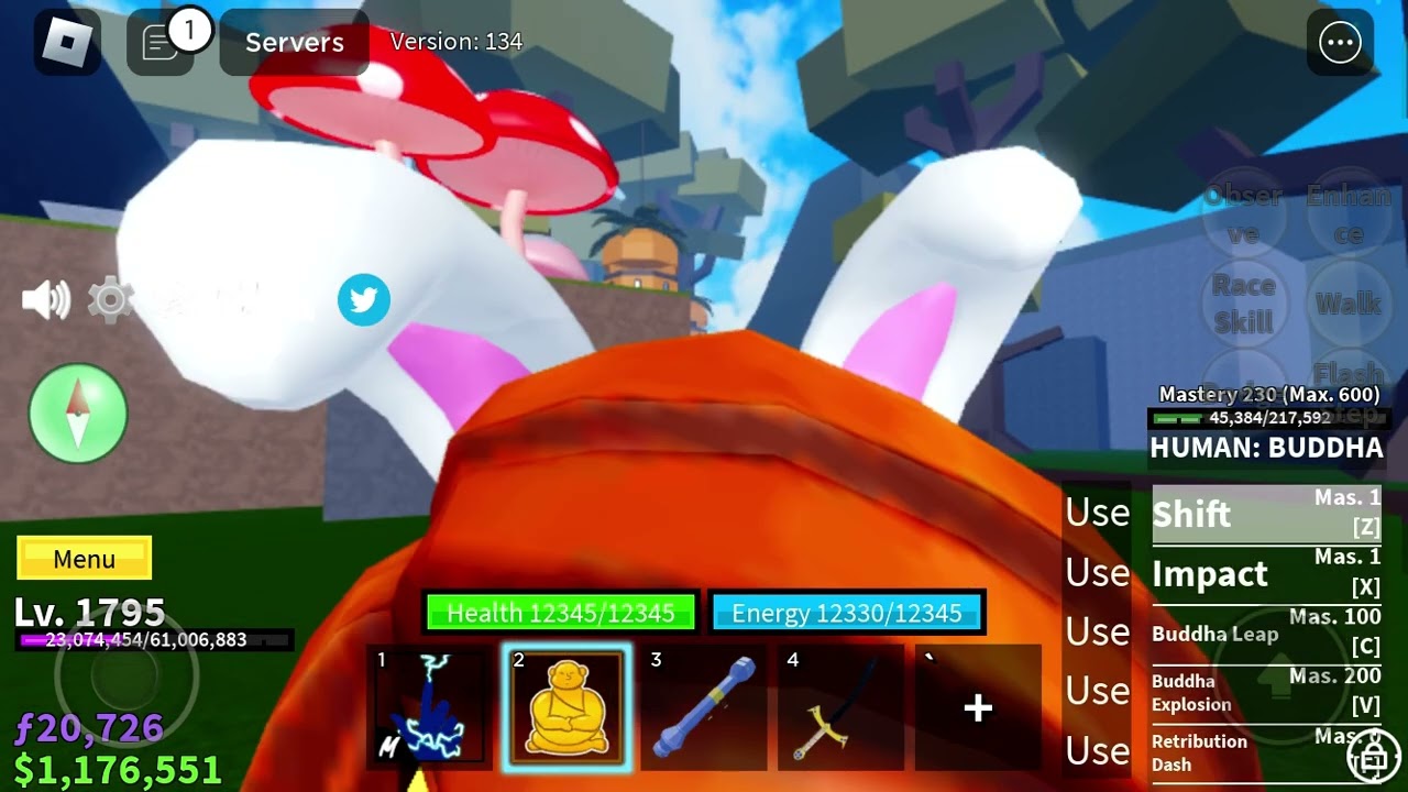Buddha transform mink v3 BLOX FRUIT - YouTube