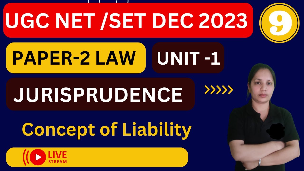 UGC NET LAW / UGC NET /SET DEC 2023 / PAPER-2 LAW/ Part-9 ...