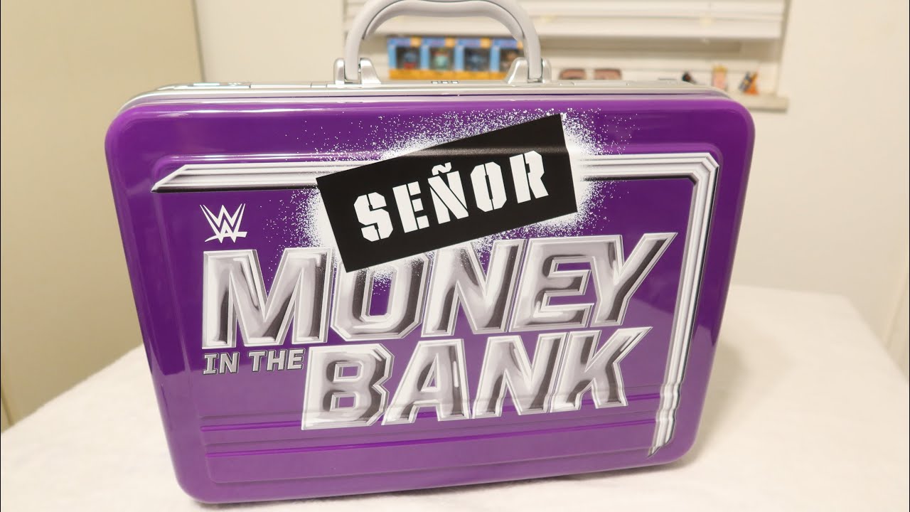 WWE shop | Damian Priest Señor money in the bank briefcase - YouTube