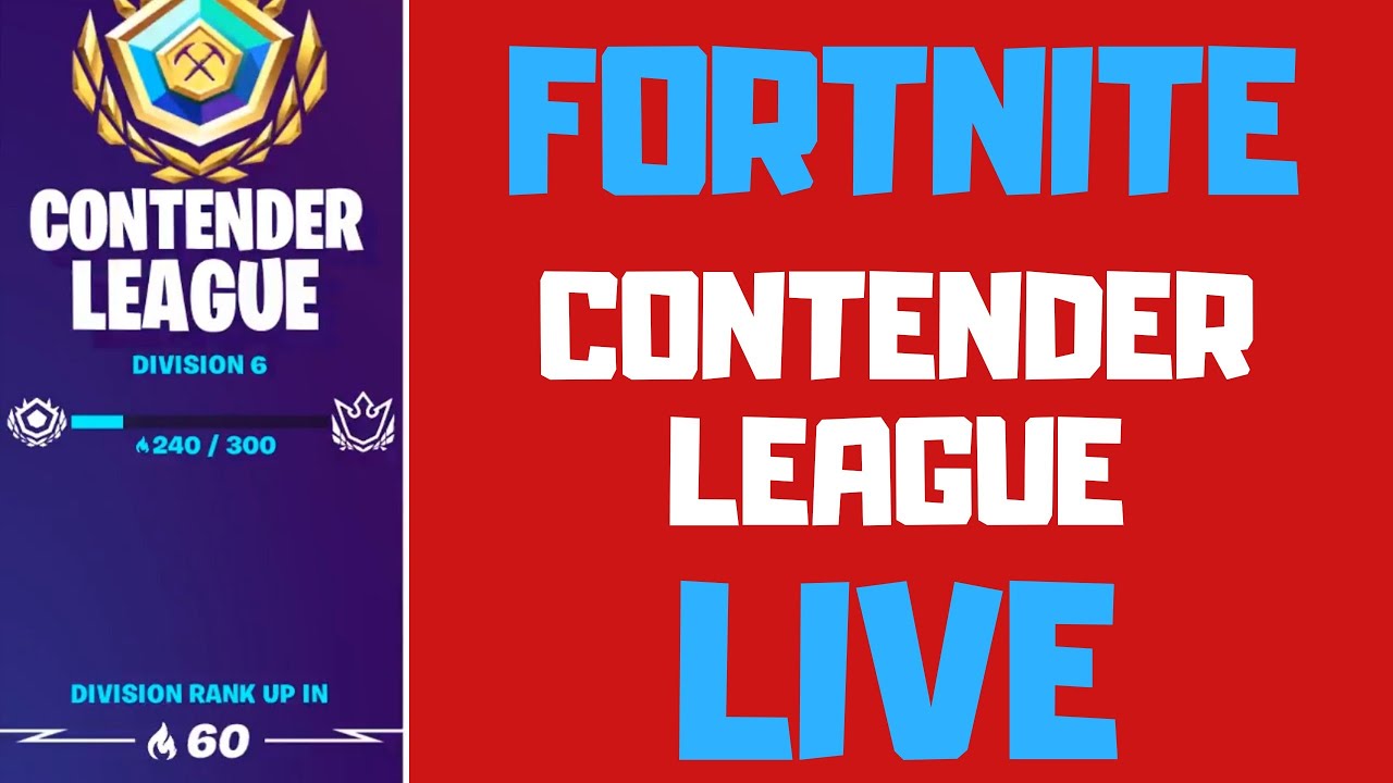 FORTNITE CONTENDER LEAGUE LIVE ARENA MODE - YouTube