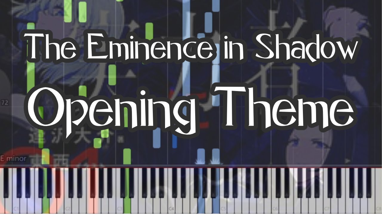 The Eminence in Shadow Piano Tutorial - YouTube