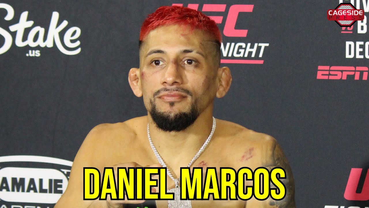 Daniel Marcos ready for any elite fighters, including Jose Aldo | UFC ...