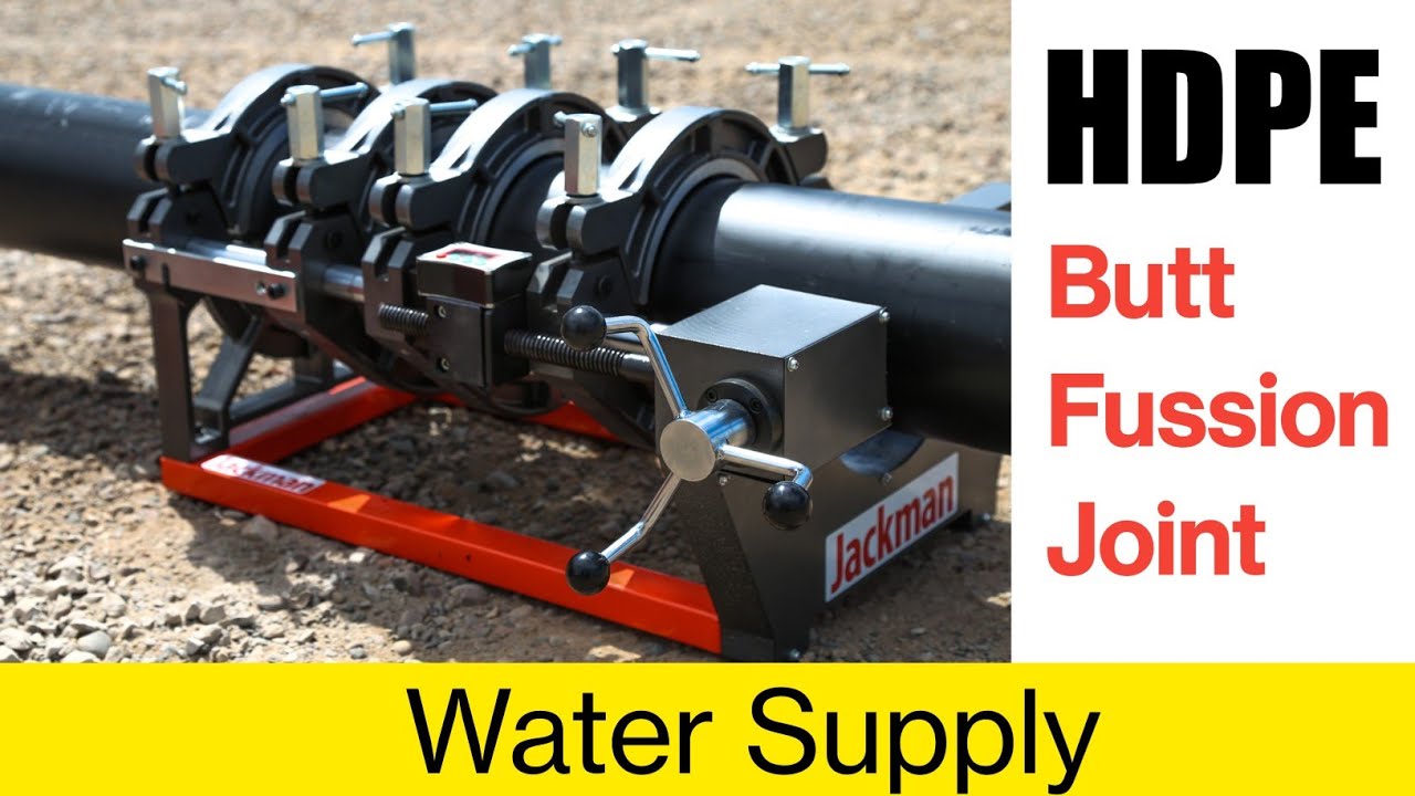 HDPE Pipe |Butt Fusion Joint | how butt fusion weld machine work - YouTube