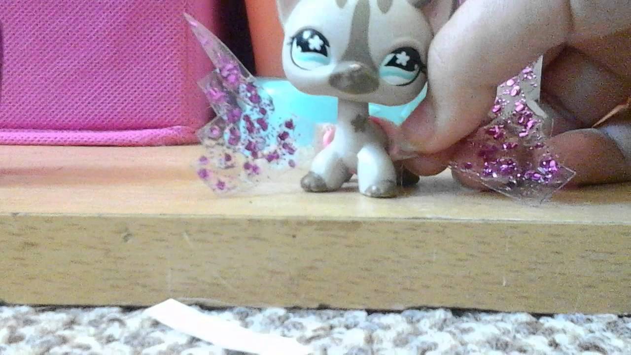 Lps how to make fairy wings - YouTube