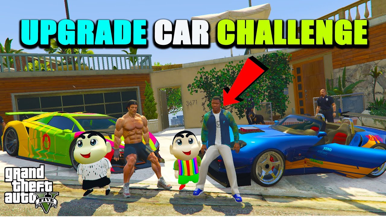 GTA 5: Franklin Vs Bodybuilder Car Upgrade challenge in GTA 5 ! - YouTube