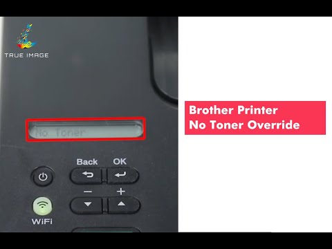 Brother Printer No Toner Override - YouTube