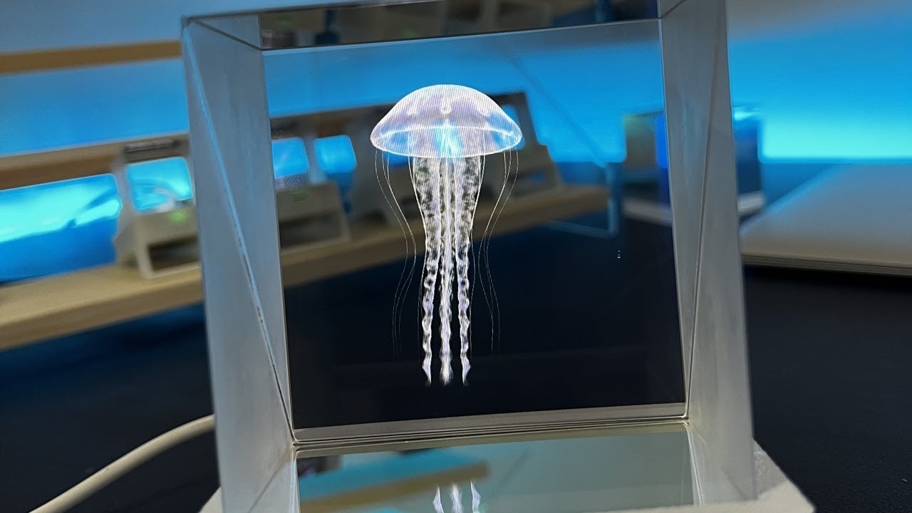 Generate a unique holographic projection video in a few simple steps ...