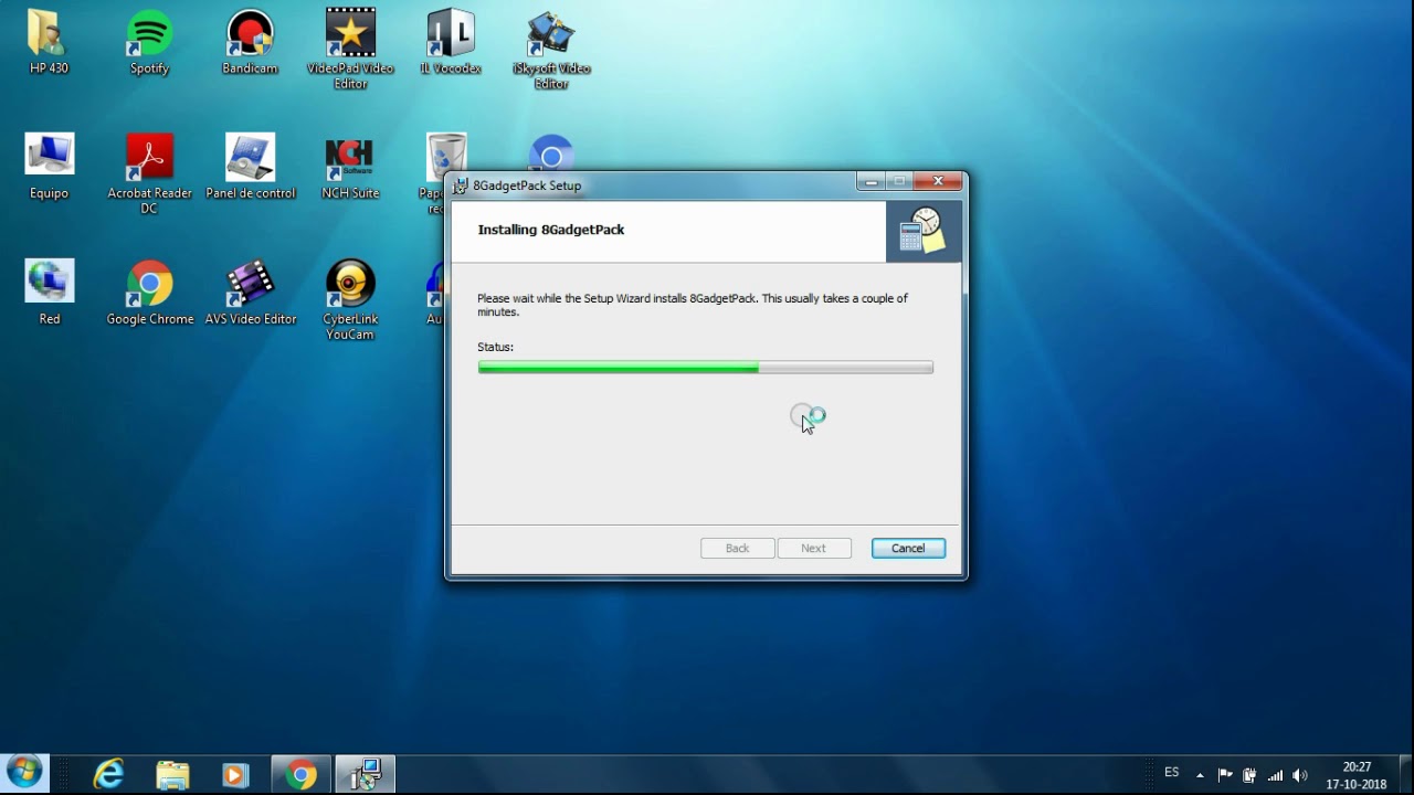 How To Correctly Installing a Windows 7 Pre-Beta Gadgets - YouTube