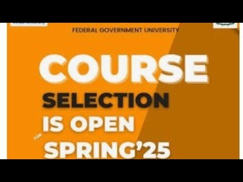 Virtual University Course Selection 2025 || Course Selection Complete ...