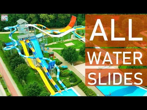 Outstanding Water Park in Hungary! | Water Slides at sárvárfürdő | 4K POV