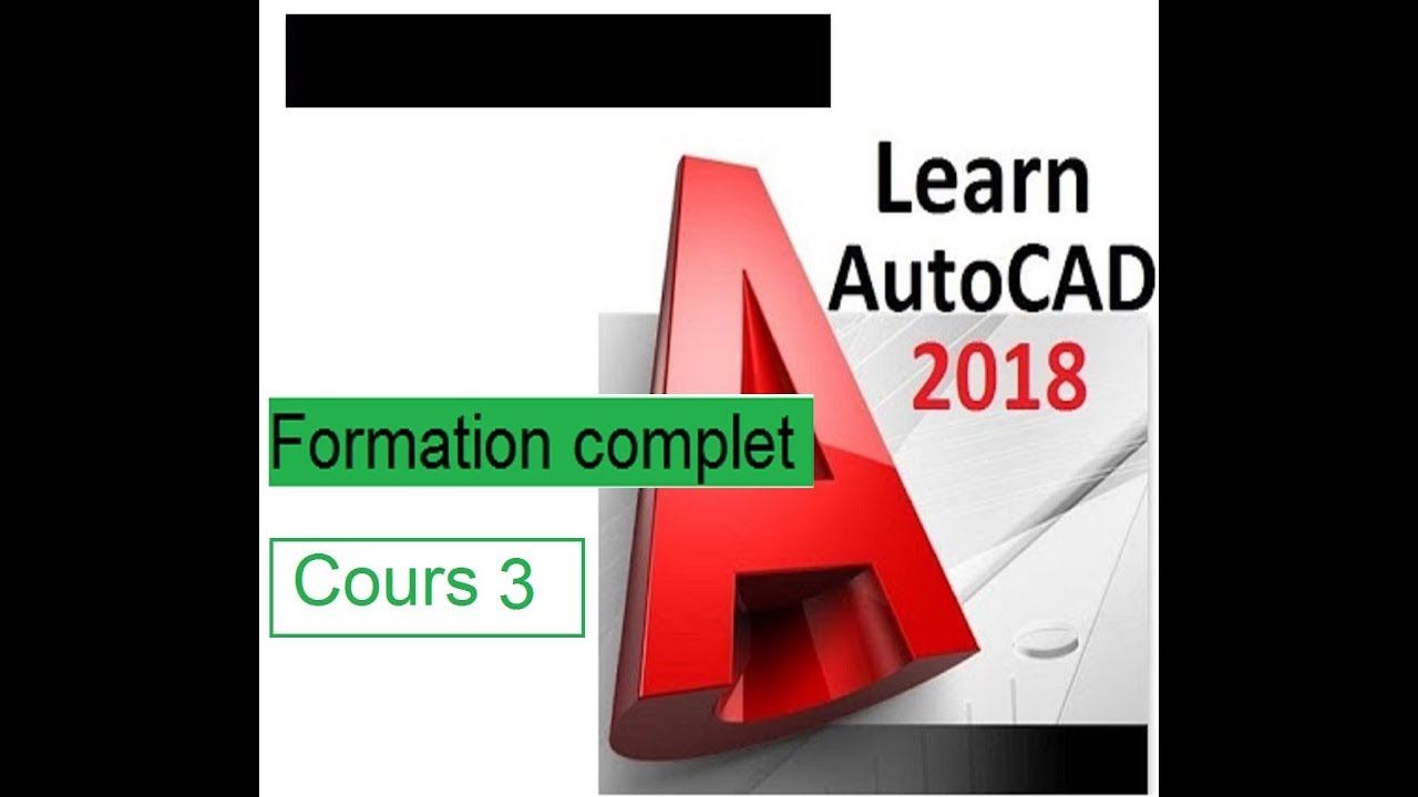 Autocad pour débutant Formation complète - YouTube