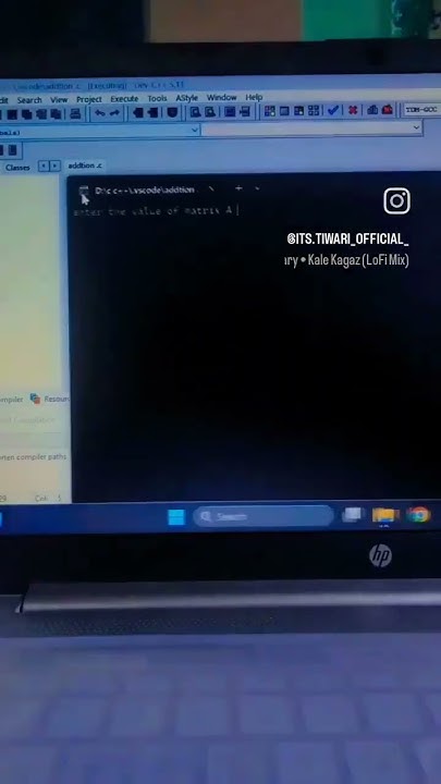 Generate Matrix Additor Using C Programming Language Ytshorts Ccode Viral Trending Shorts