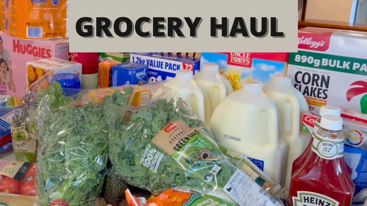 Weekly Grocery Haul | Coles & Woolies | Family of 8 - YouTube