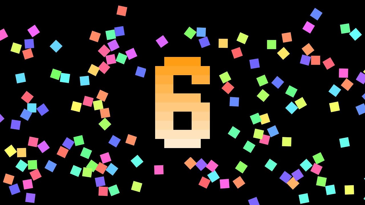 6 Seconds Pixels Explode Timer - YouTube