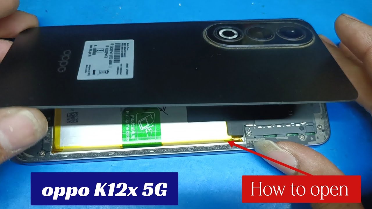 Oppo K12x 5G (CPH2667) Open back penal and remove battery || how to ...